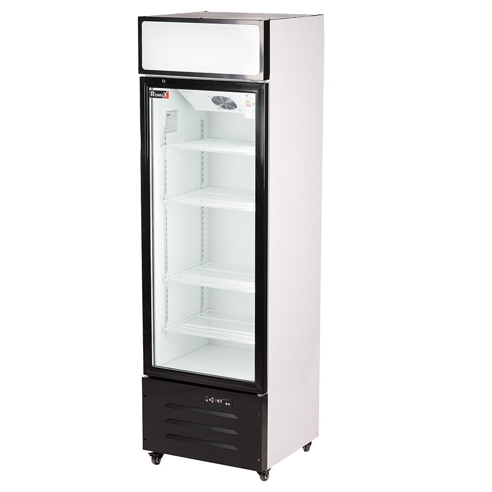 Romux® - Professional Vitrine Réfrigérée 1 Porte 300 Litres Ventilées ...
