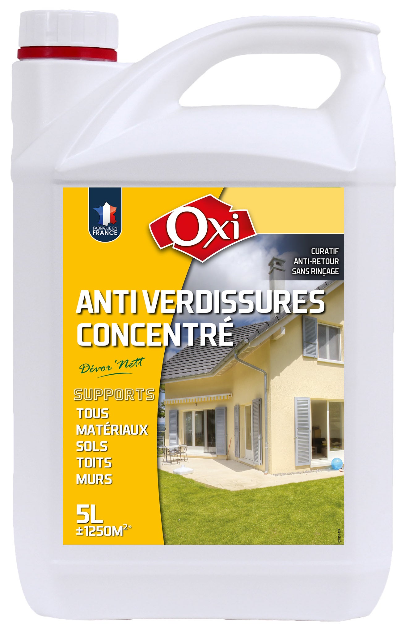 Anti verdissures concentrés OXI DEVOR'NET 5 litres | Leroy Merlin
