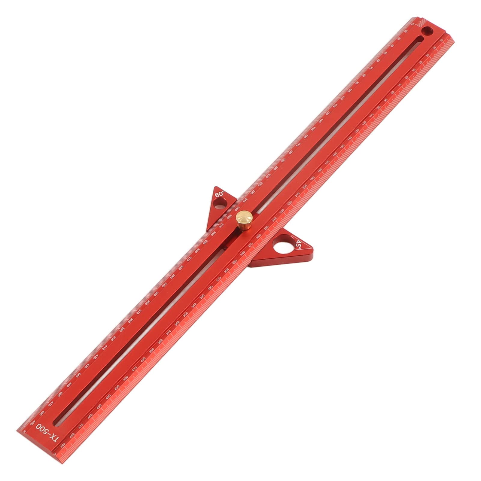 Règle de mesure d'angle en T multifonctionnelle pour le travail du bois ...