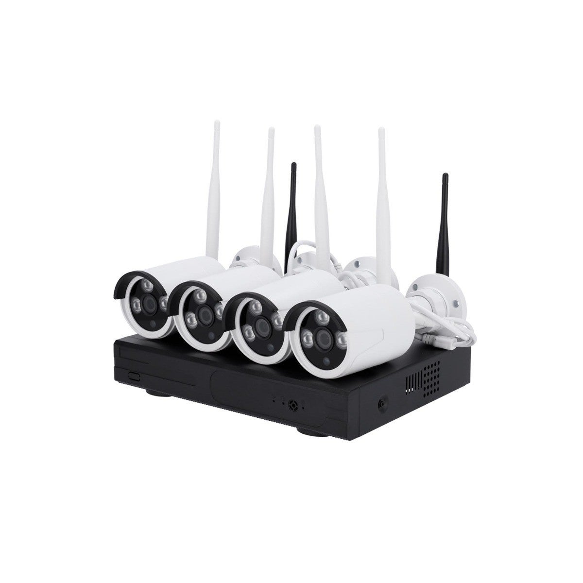 Kit vidéosurveillance Wi-Fi 4 caméras tube IP 3 MP | Leroy Merlin
