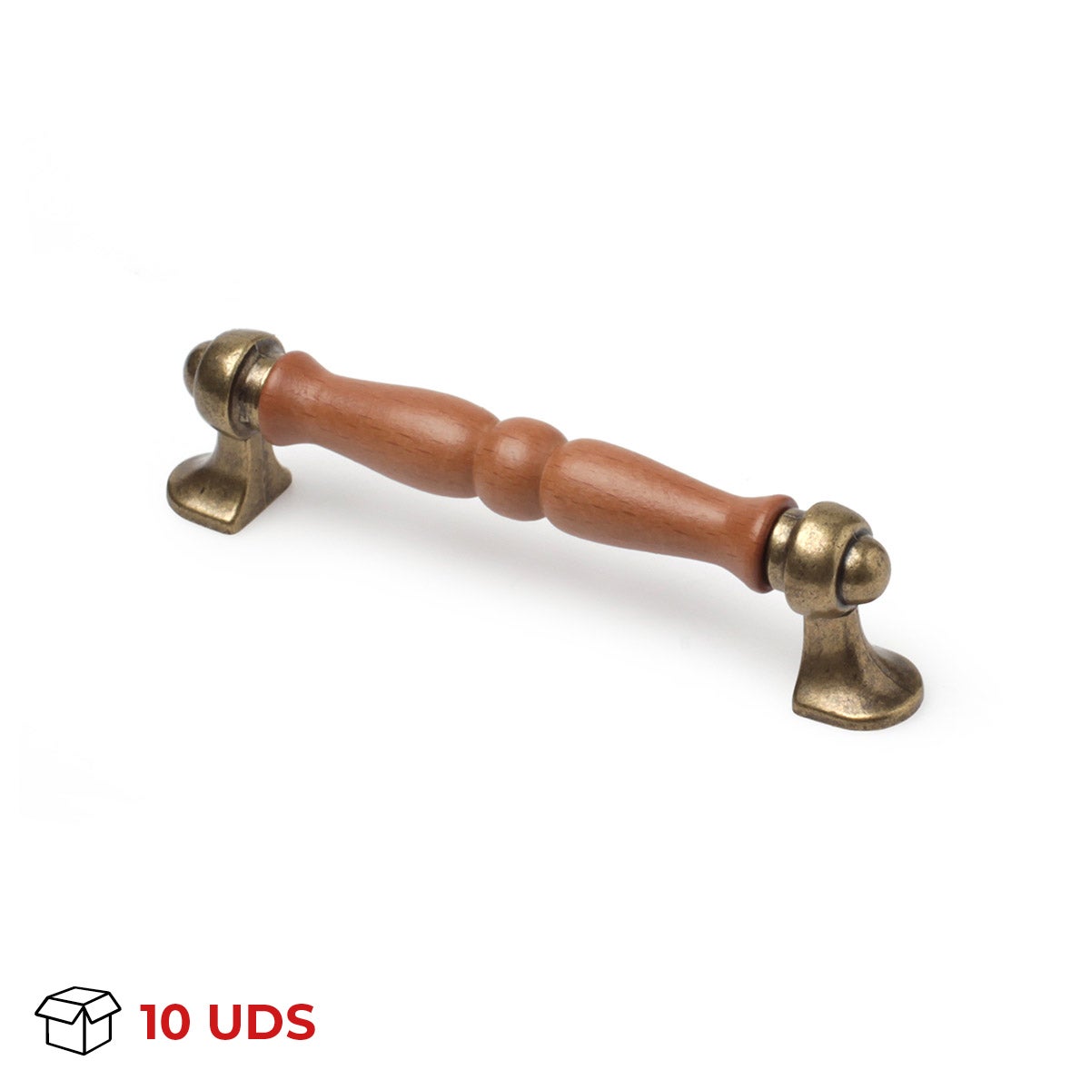 Poignée pour Meuble | Style rustique | Fabriqué en Hêtre-Zamak | Fini ...