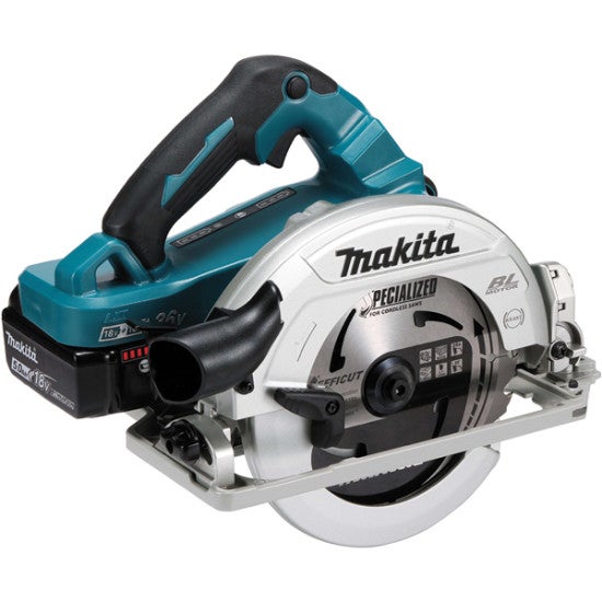Sierra circular 36V 2X18V Li-Ion BL1850B Ø190 mm MAKITA - DHS782PT2J ...