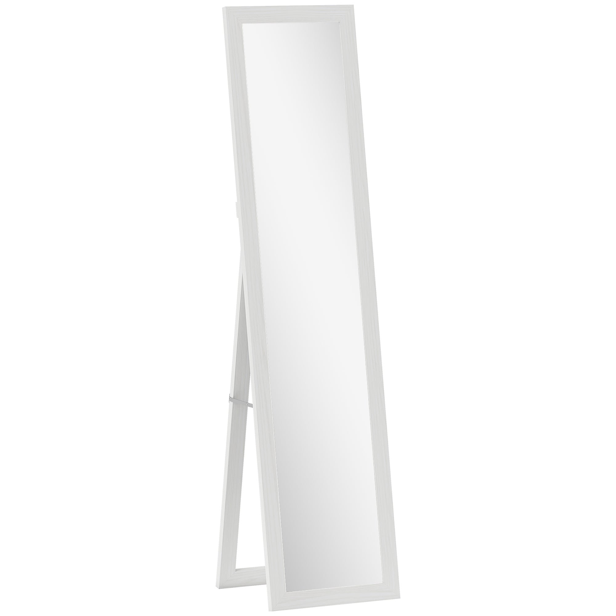 Miroir sur pied et mural rectangulaire aspect bois | Leroy Merlin