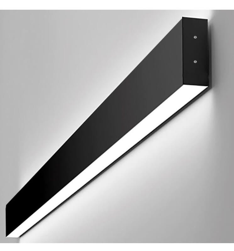 Aplique Pared Lineal Negro 1 M, 28W, IP54, Doble Luz Led Regulable,Luz ...