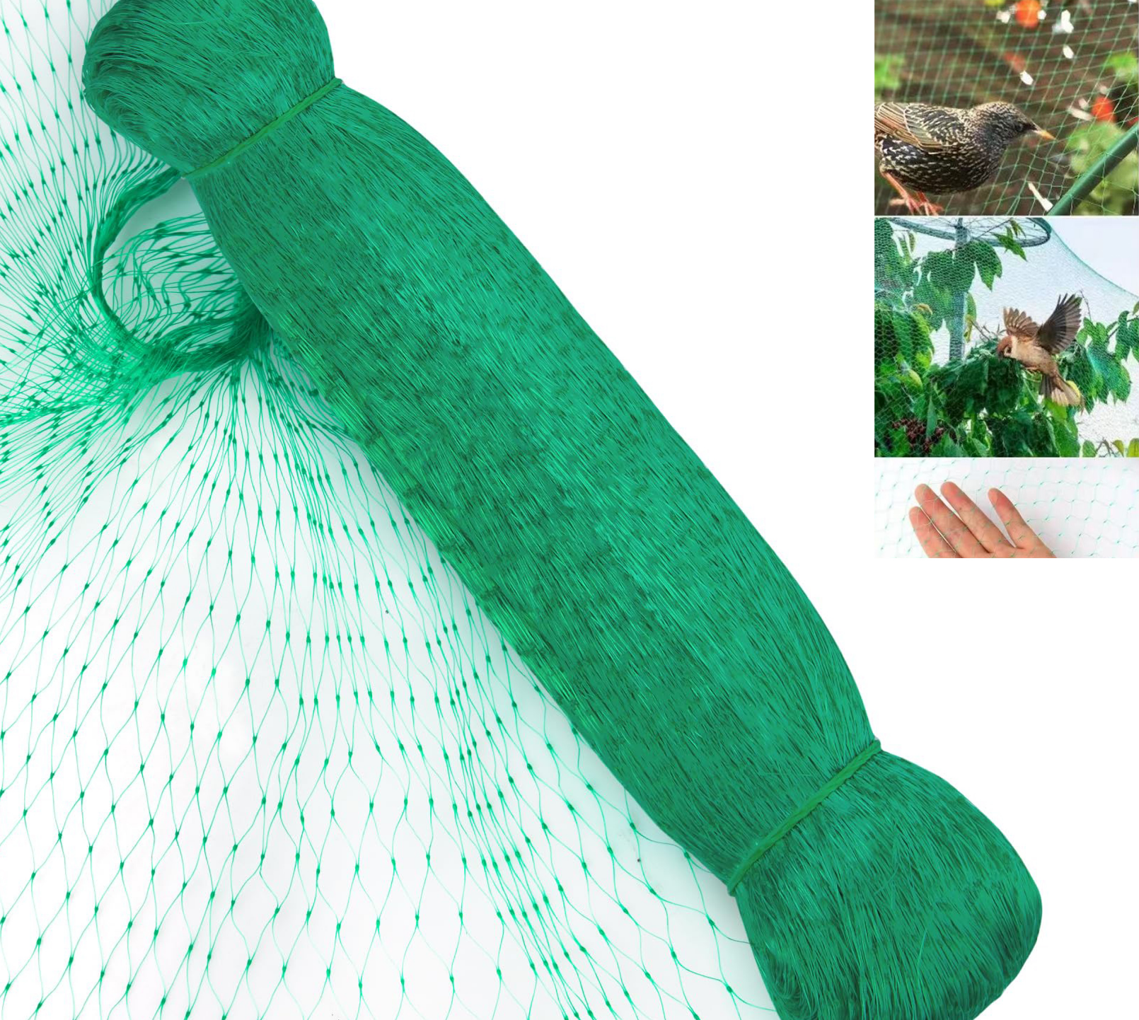 Filet de protection vert contre les oiseaux, filet anti-oiseaux à ...