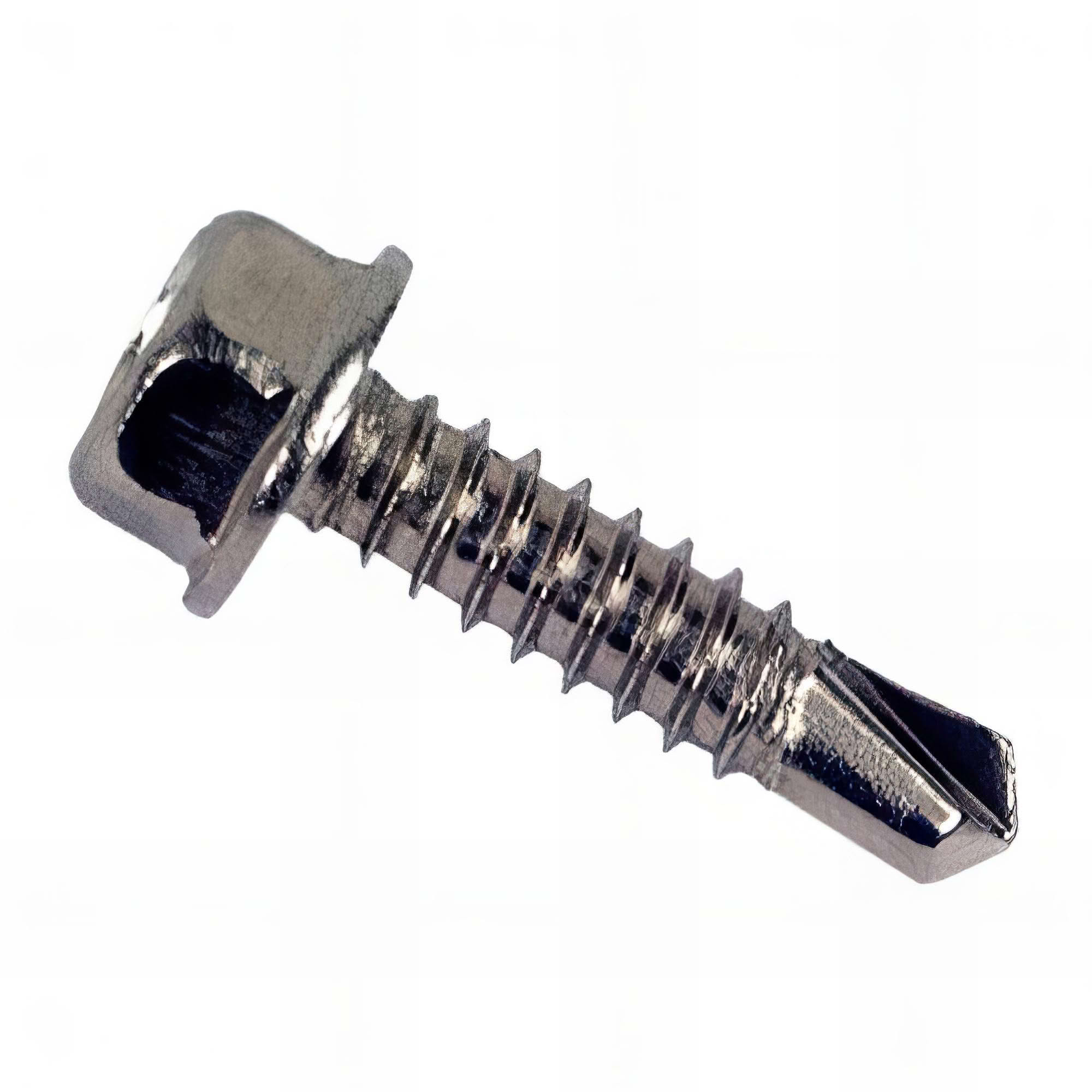 Vis autoperceuse tête hexagonale 6,3 x 25,4 mm INOX A2 - Boite de 100 ...
