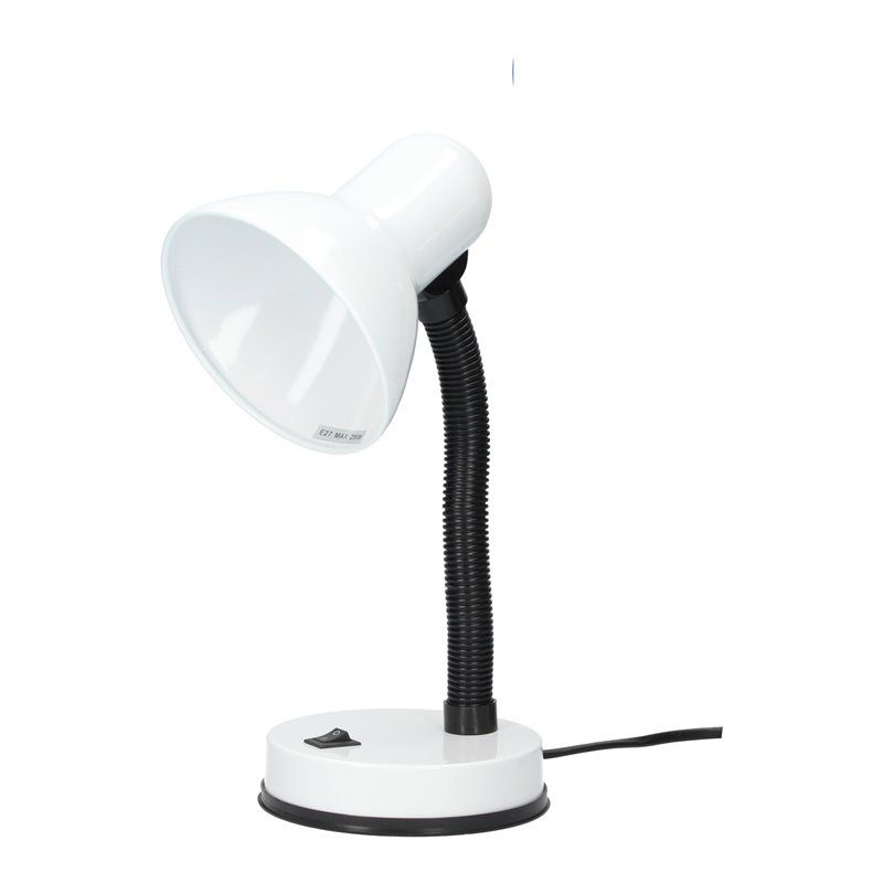 GSC 001900413 | Flexo sobremesa Bell E27 Blanco | Leroy Merlin