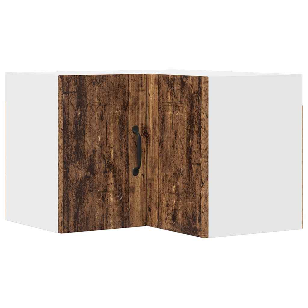 Meuble de cuisine mural avec porte, Bois vieilli, 57 x 57 x 40 cm ...