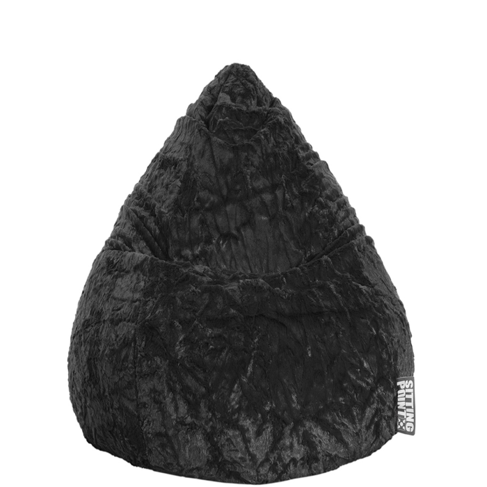 Pouf Fluffy XL Noir | Leroy Merlin