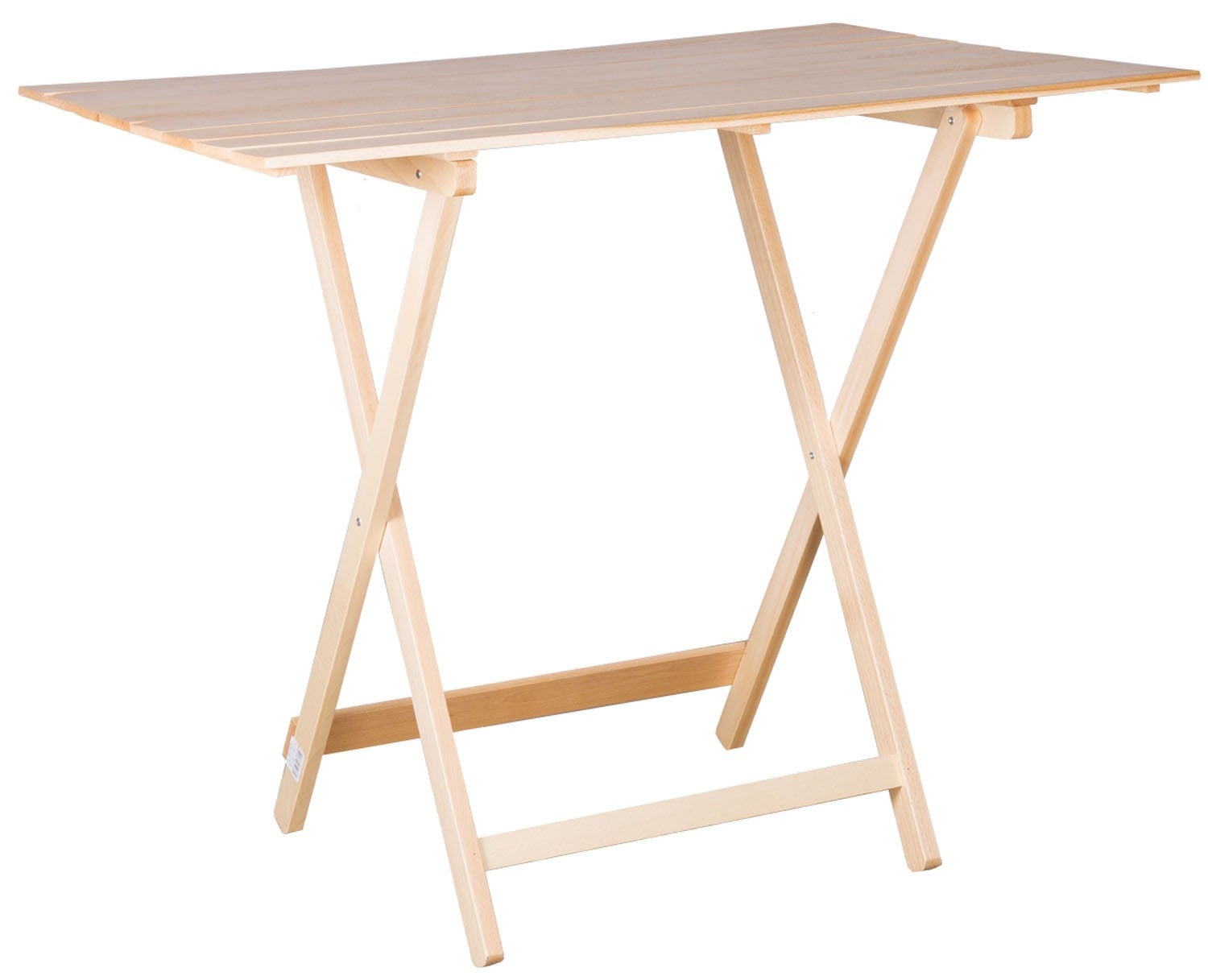 Table pliante en hêtre massif 60x80H75 cm | Leroy Merlin