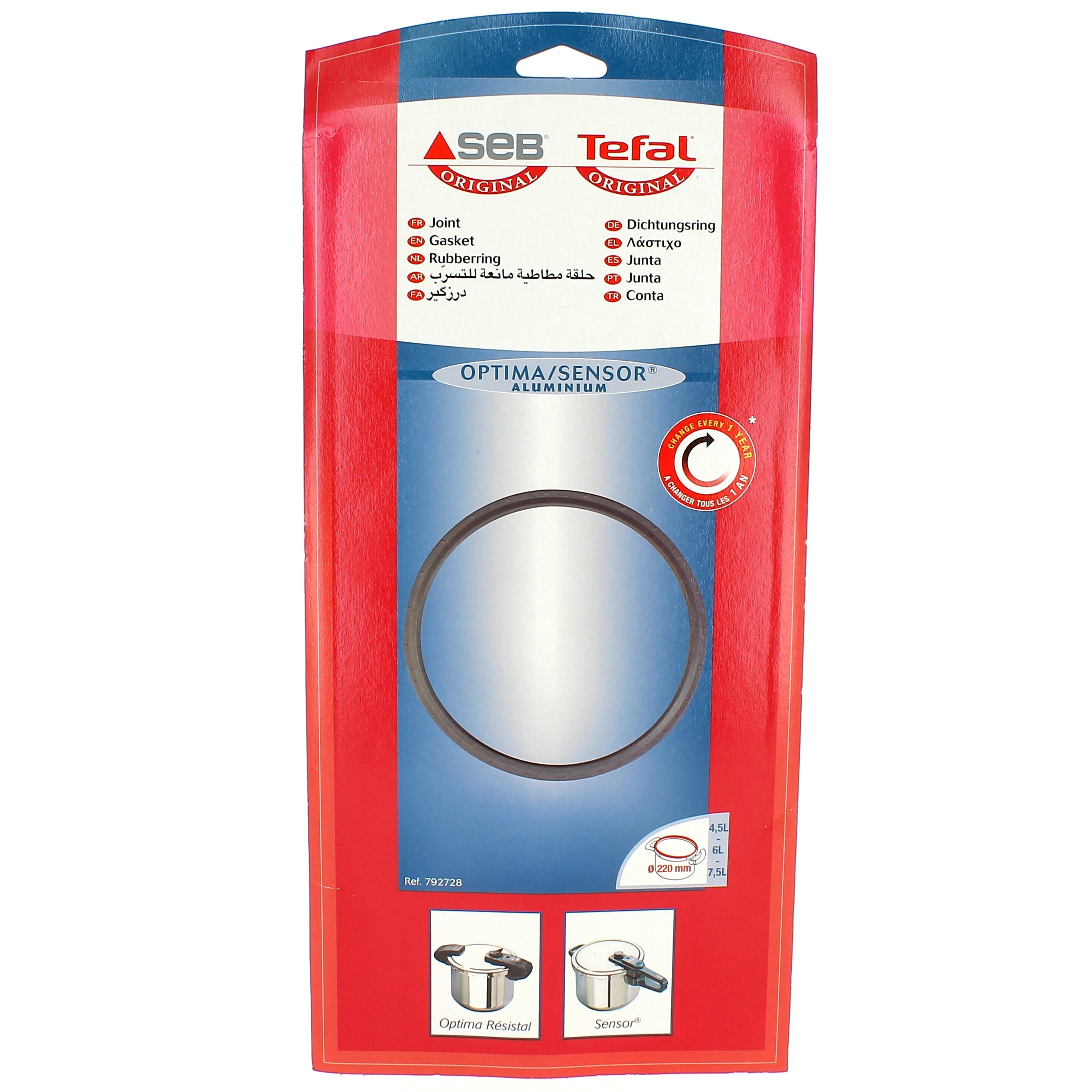 Joint sensor/optima 4,5/6/7,5l 792728 pour Autocuiseur Seb | Leroy Merlin