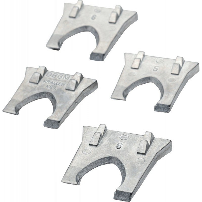 Jeu de cales en métal 4 pièces Acier/BoisCircumPRO | Leroy Merlin