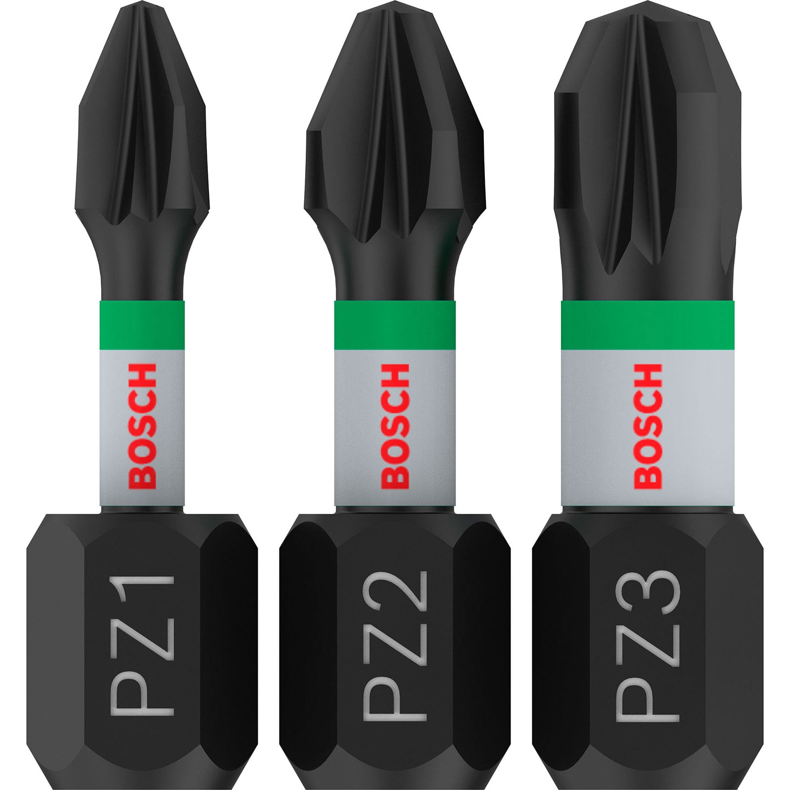 Pack 3 embouts de vissage 6 pans Pozidriv IMPACT | 2608522491 - Bosch ...