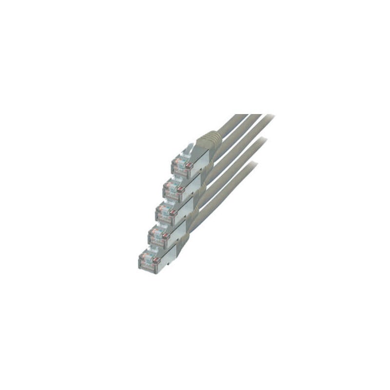 C ble r seau S-conn cat.6 s/ftp 1 m gris cat6 s/ftp (s-stp) | Leroy Merlin