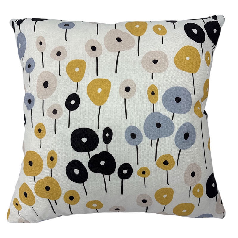 Funda Cojín Digital Loneta Flores (Beige - 45x45cm) RUFINO DÍAZ | Leroy ...