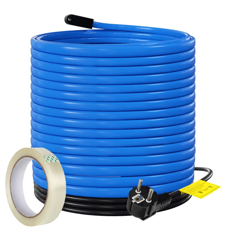 18m 306W Câble chauffant Câble antigel Traçage de tuyaux autorégulant ...
