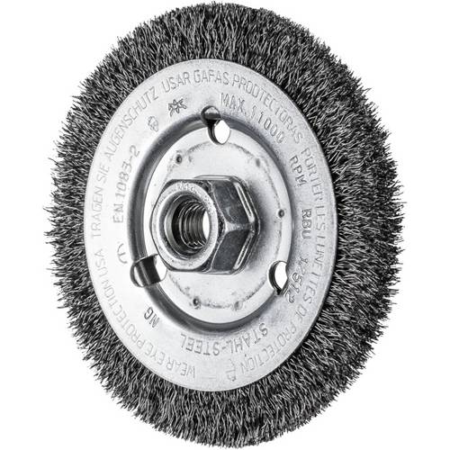 PFERD Brosse ronde non torsadée RBU Ø 125 x 12 mm M14, diamètre du fil ...