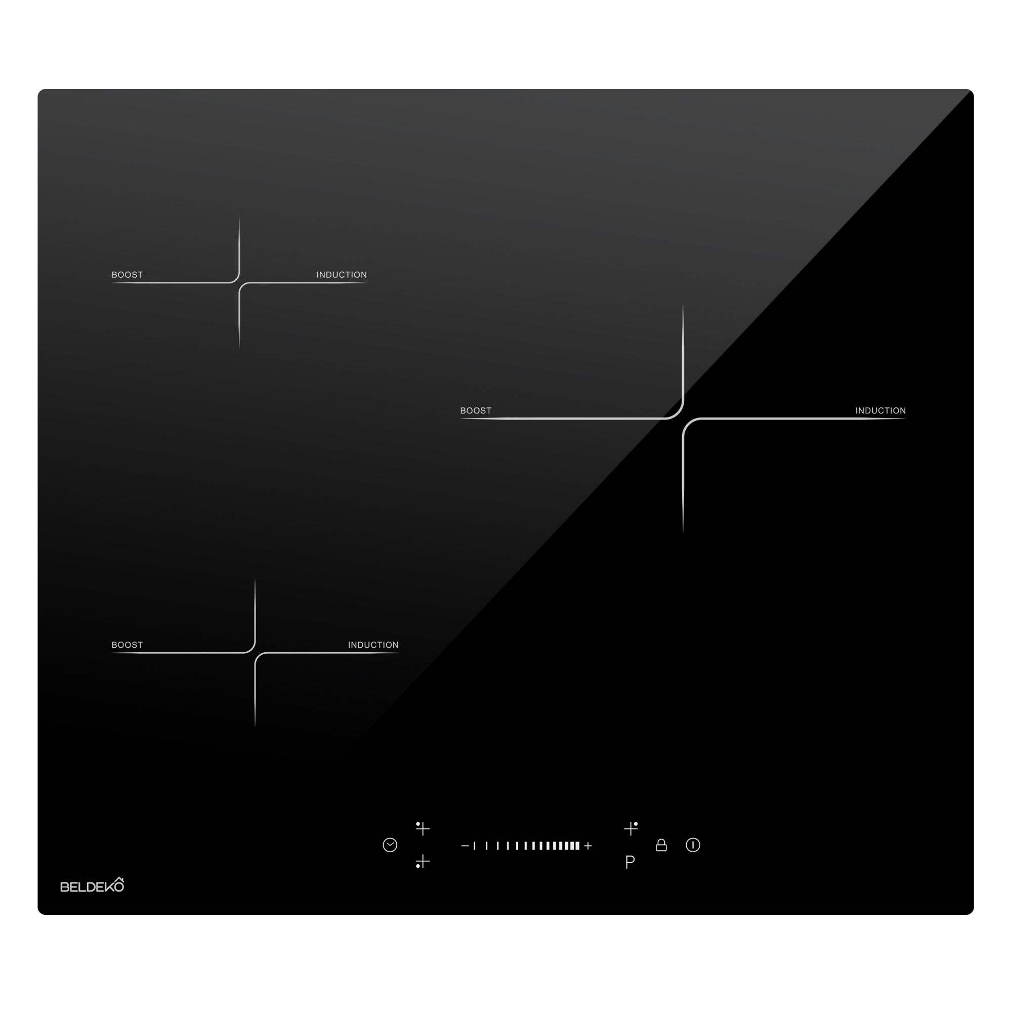 BELDEKO Plaque Induction Encastrable 3 Foyers - Puissance 7200W avec ...