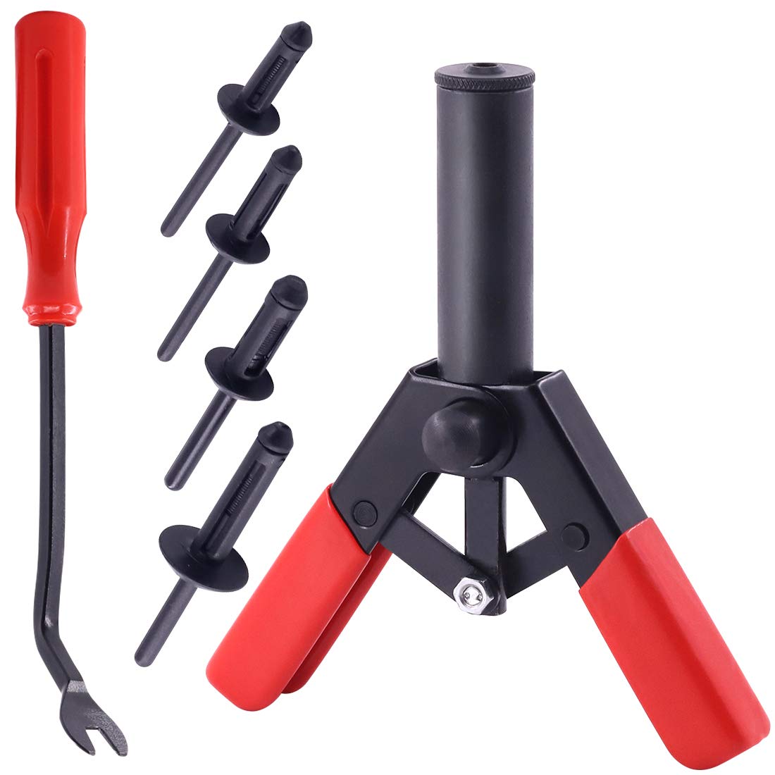 Lot de 42 Pistolets à Rivets Plastique, Outil Retrait Fixation et ...