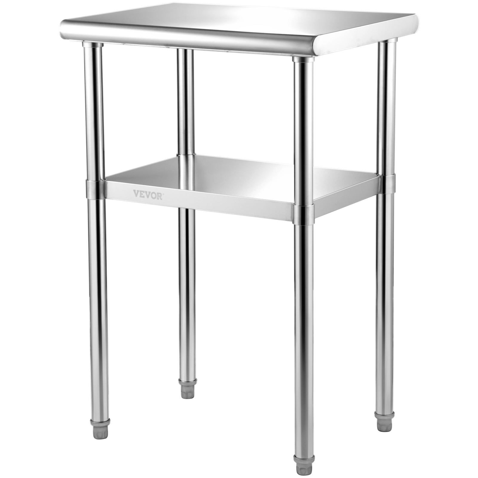 VEVOR Table de Travail Inox 61 x 46 x 91 cm Table de Préparation Inox 2 ...