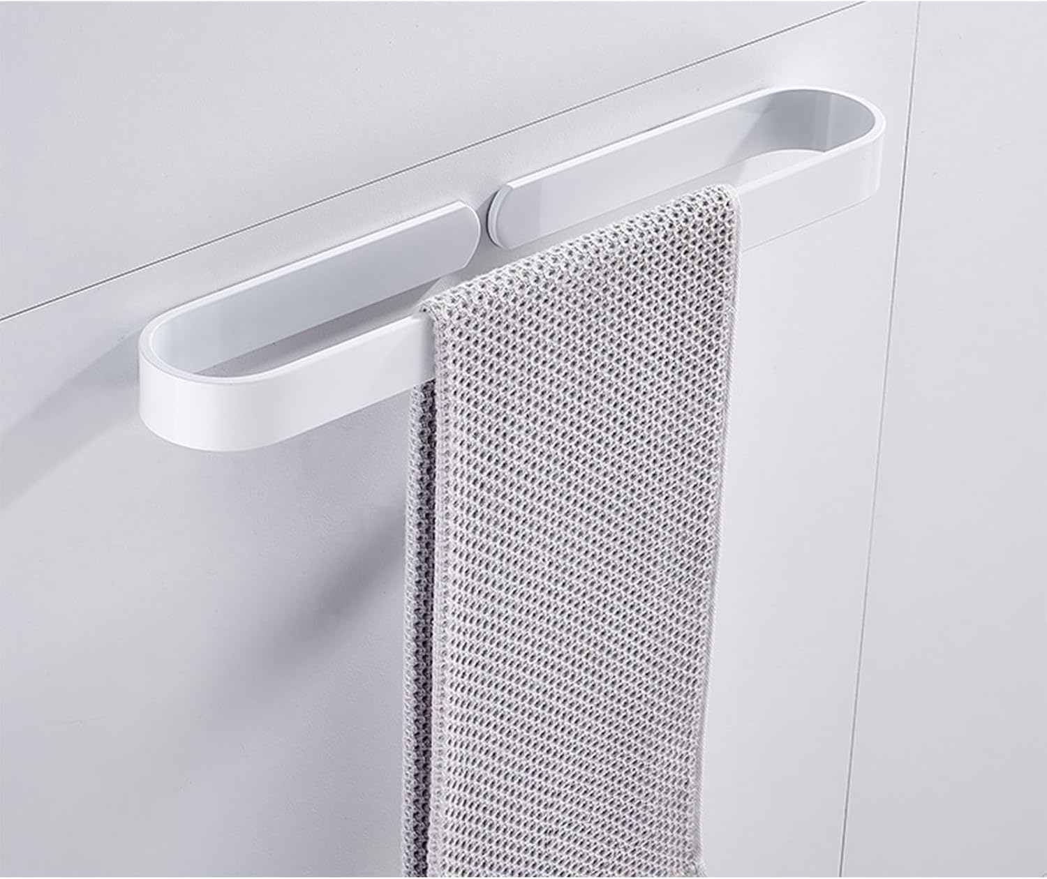 Barra toallero de aluminio adhesiva para baño, ideal para la cocina o ...