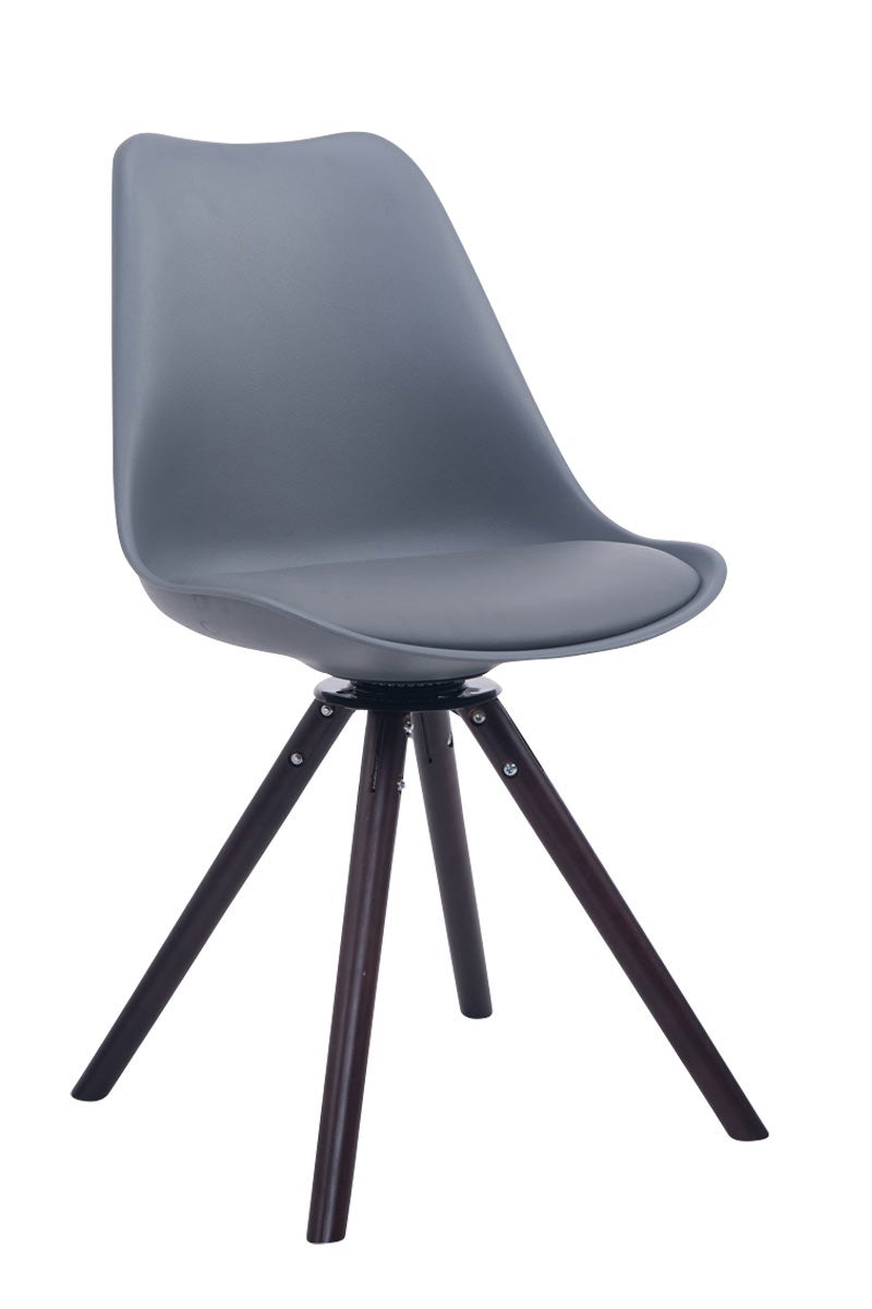 Chaise de salle à manger pivotante Troyes Similicuir pieds en forme ...