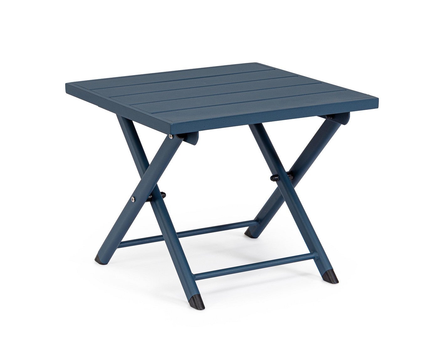 Table basse de jardin carré en Aluminium Bleu | Leroy Merlin