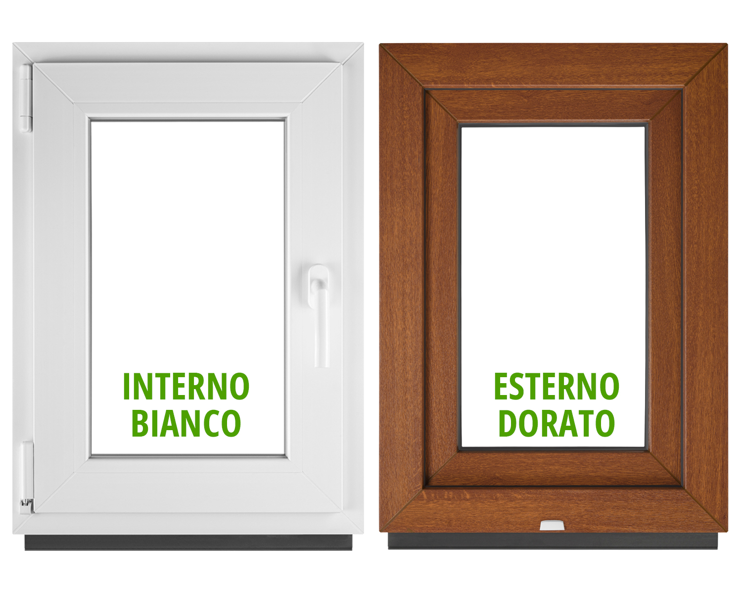 Fenêtre PVC BauPlaza 60 x 90 cm (Largeur x Hauteur) Oscillo-Battante ...