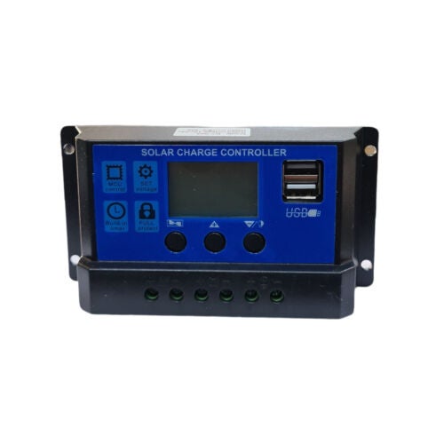 RÉGULATEUR DE CHARGE 10A UNITÉ DE COMMANDE AVEC AFFICHEUR PANNEAU SOLAIRE 12/24V DY003 | Leroy ...