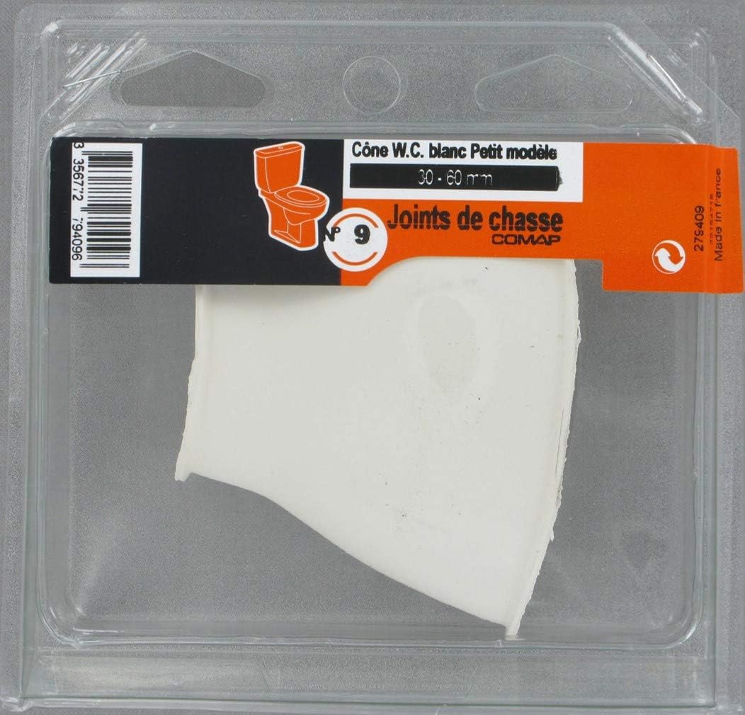 COMAP Cône WC blanc petit modèle pour chasse d'eau, WC et toilettes ...