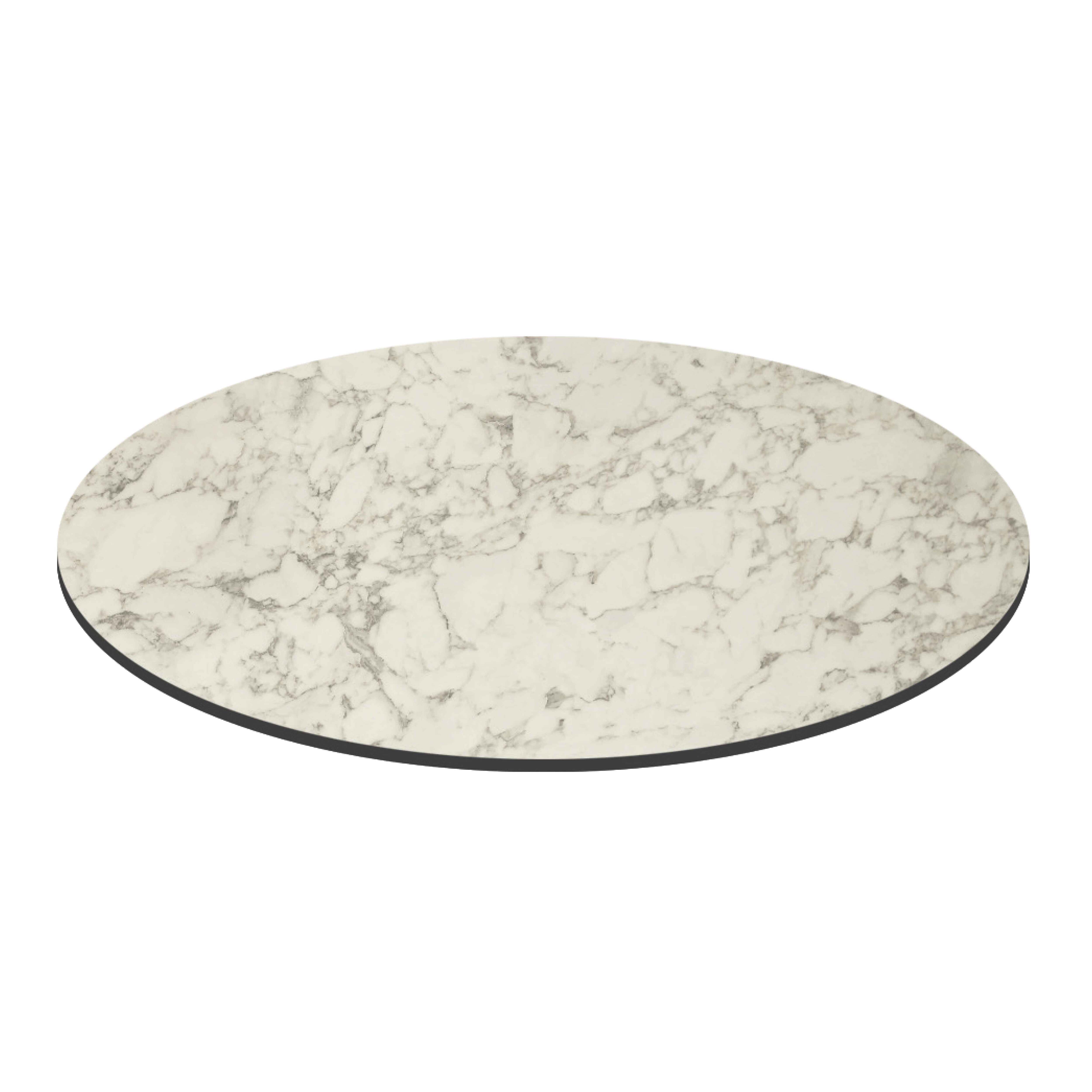 Plateau de table ronde 60 cm 4 places marbre | Leroy Merlin