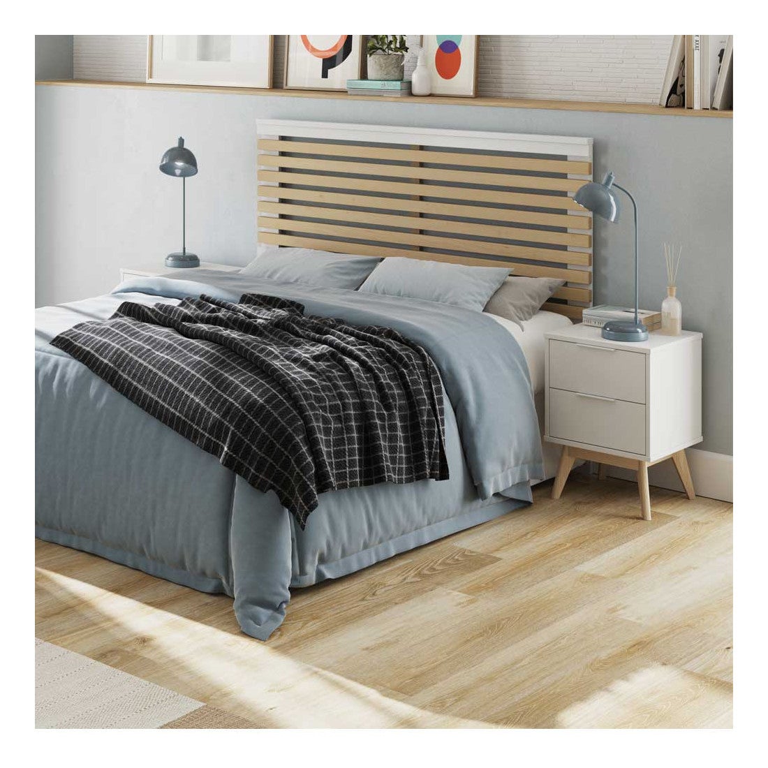 Tete De Lit 160 Blanc