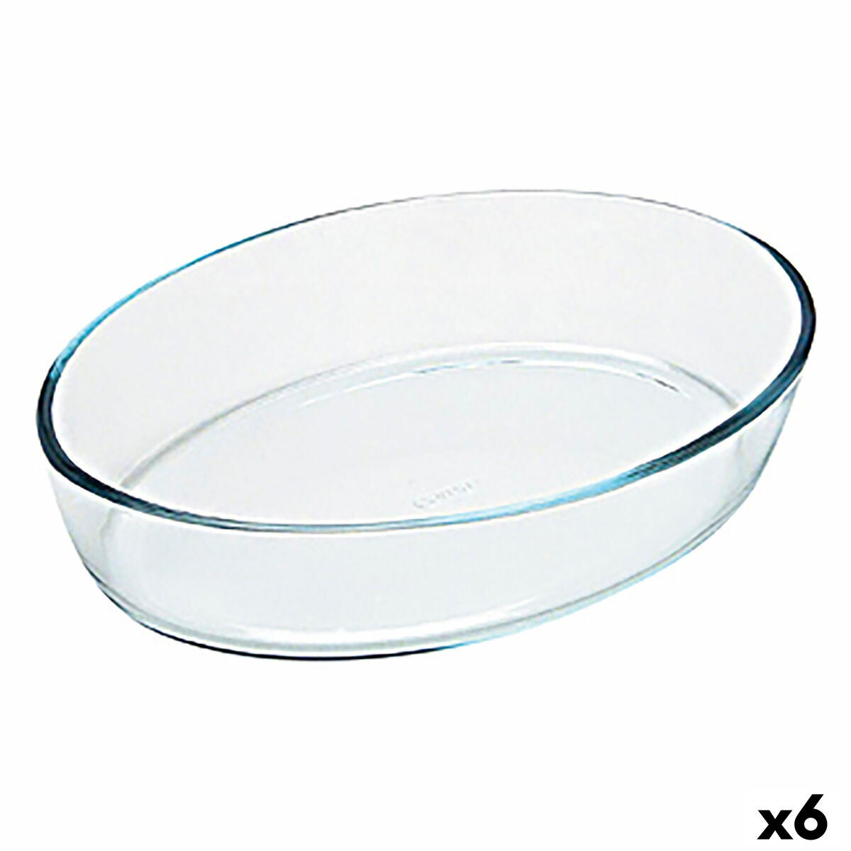 Plat de Four Pyrex Classic Ovale 35 x 24 x 7 cm Transparent verre (6 ...