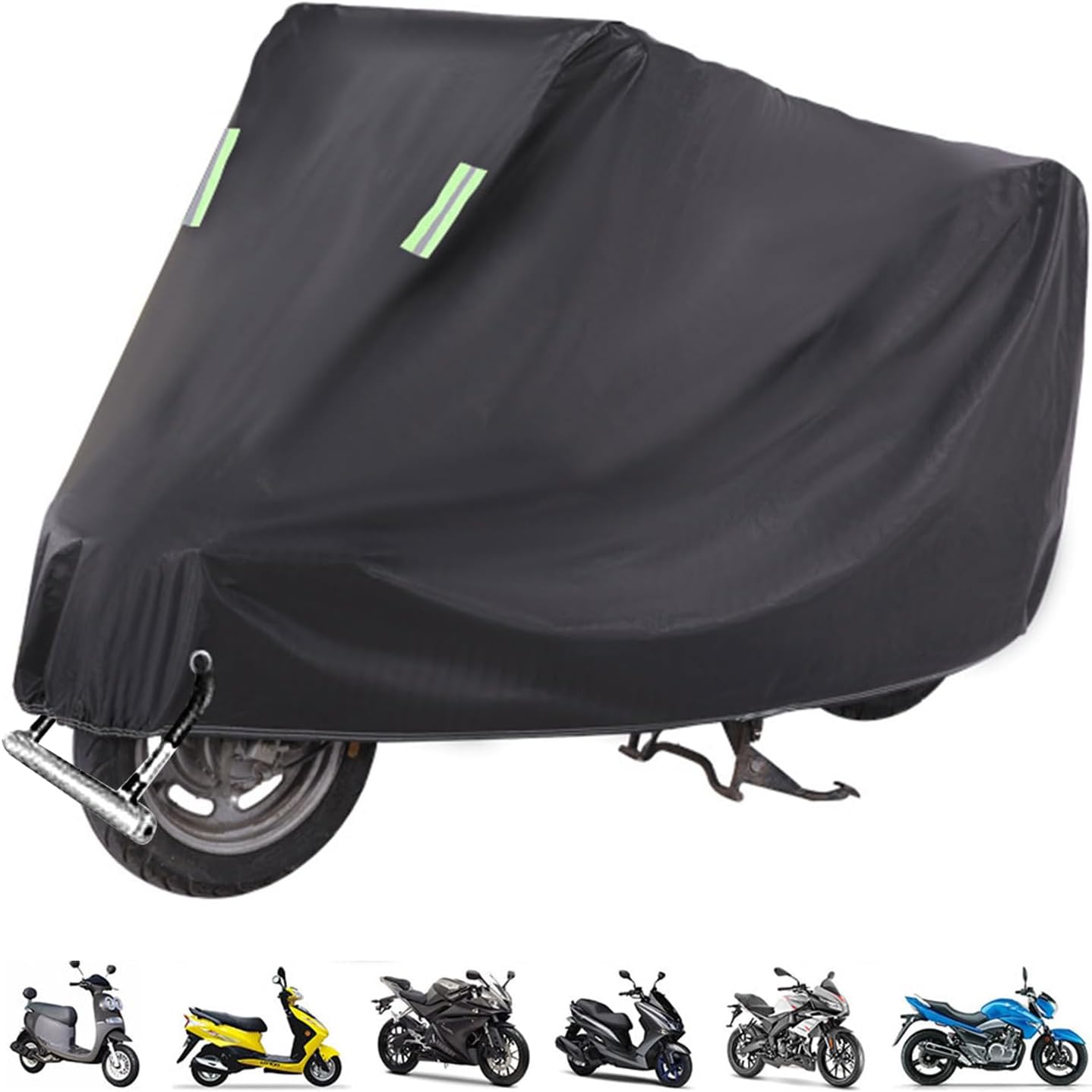 Housse Moto Imperméable, Housse de Protection pour Moto Polyester ...