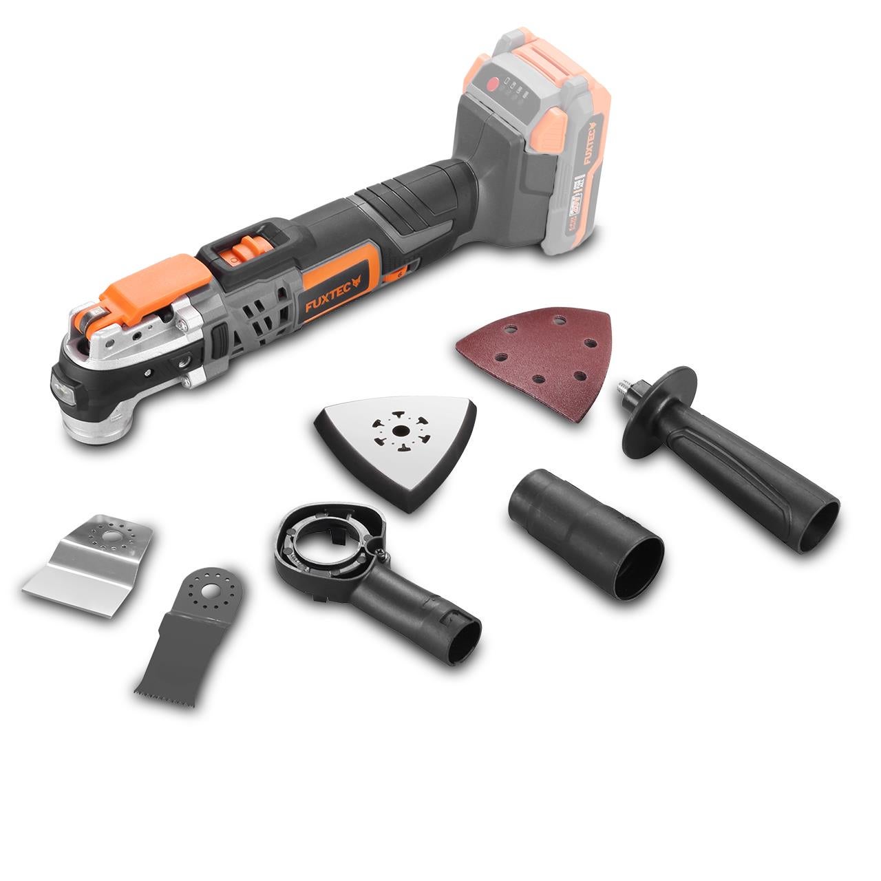 Outil multifonction batterie - FUXTEC FX-E1MT20 - 20V scier poncer ...