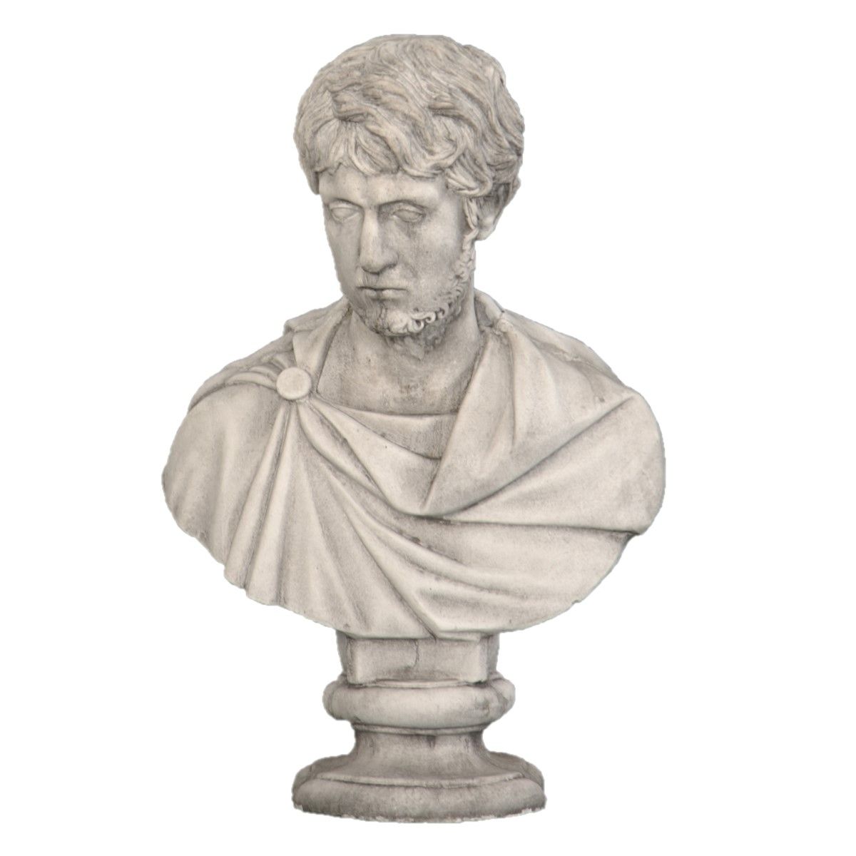 Busto de hormigón-piedra clásica Mod. Plinio 23x70cm. | Leroy Merlin