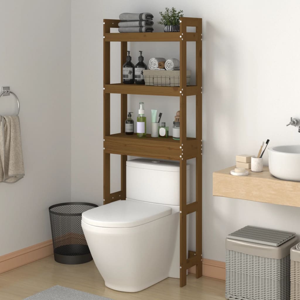 Etagere Toilettes Bois