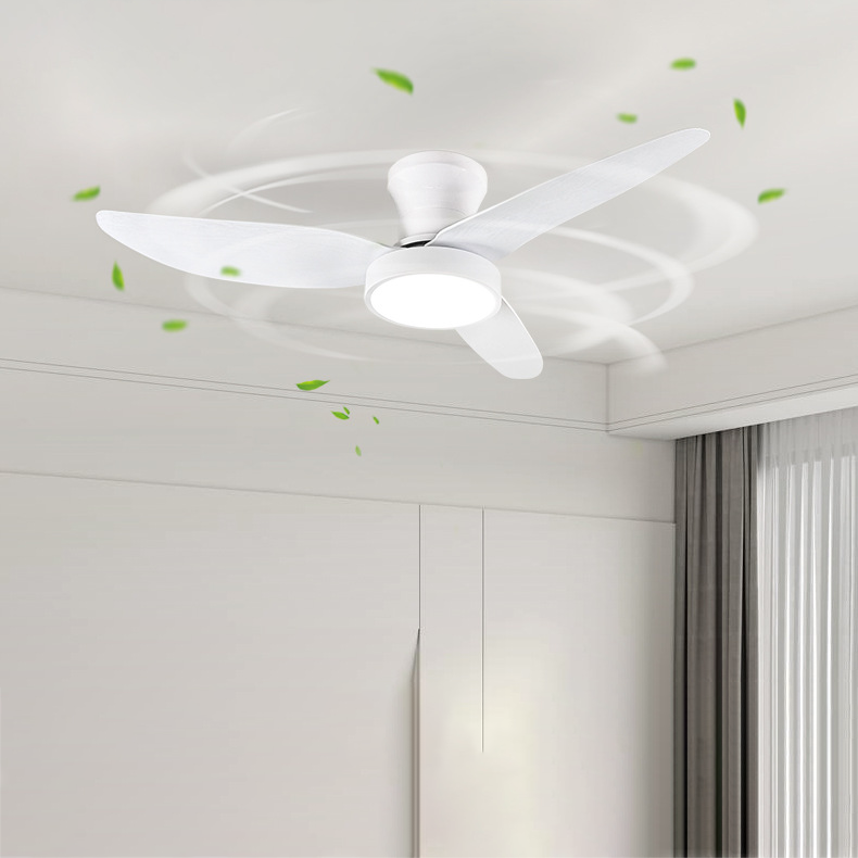 Ventilador de techo grande con luz y control remoto, moderno ventilador ...