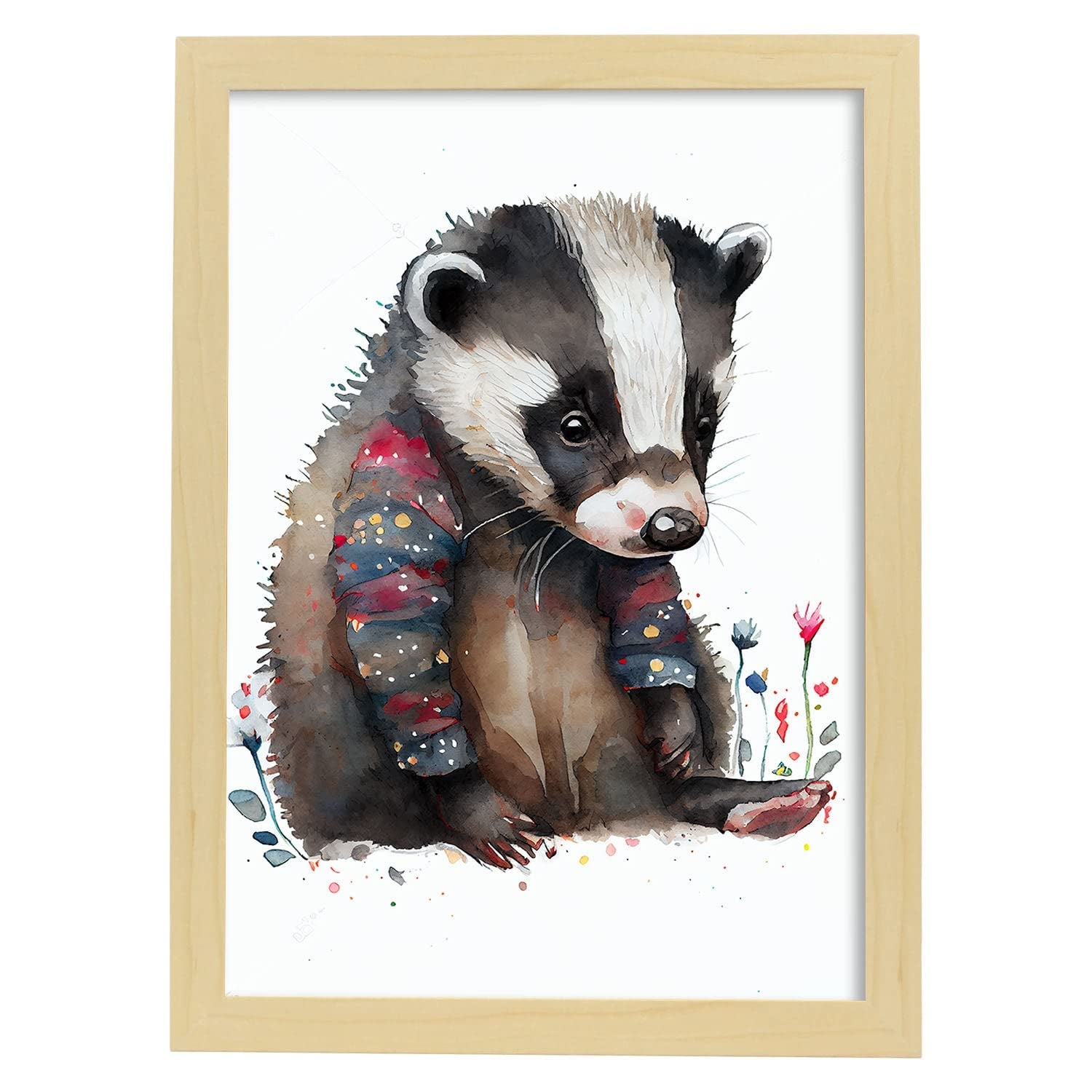 Nacnic Poster Di Tasso In Stile Acquerello Illustrazioni Di Simpatici ...