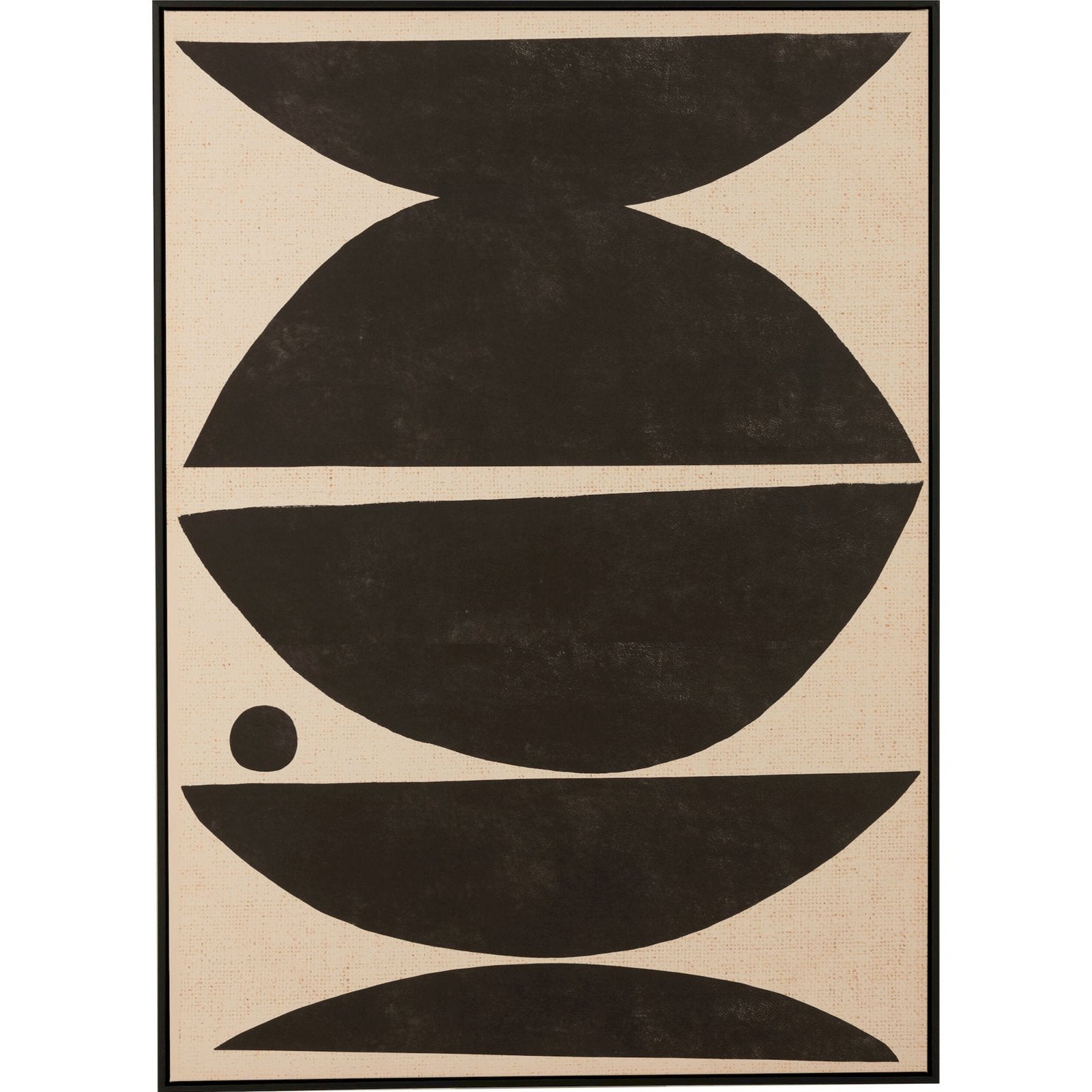 Tableau mural ethnique en toile marron noir élégant 103 x 143 x 4,3 cm ...