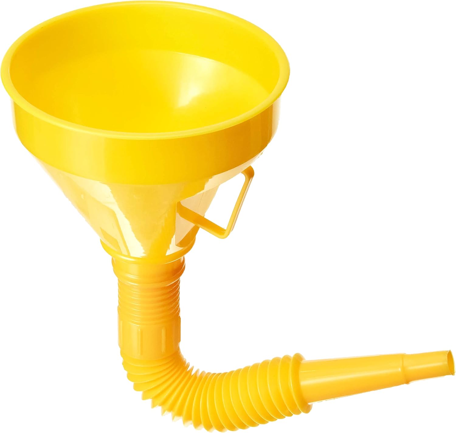 Jaune Entonnoir à carburant avec filtre et extension flexible. | Leroy ...