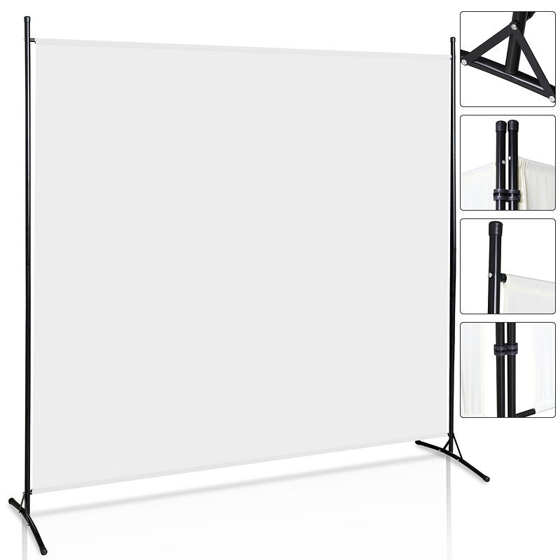 Paravent sur Pied 1 Panneaux Pliable Paravent séparateur de pièce Écran ...