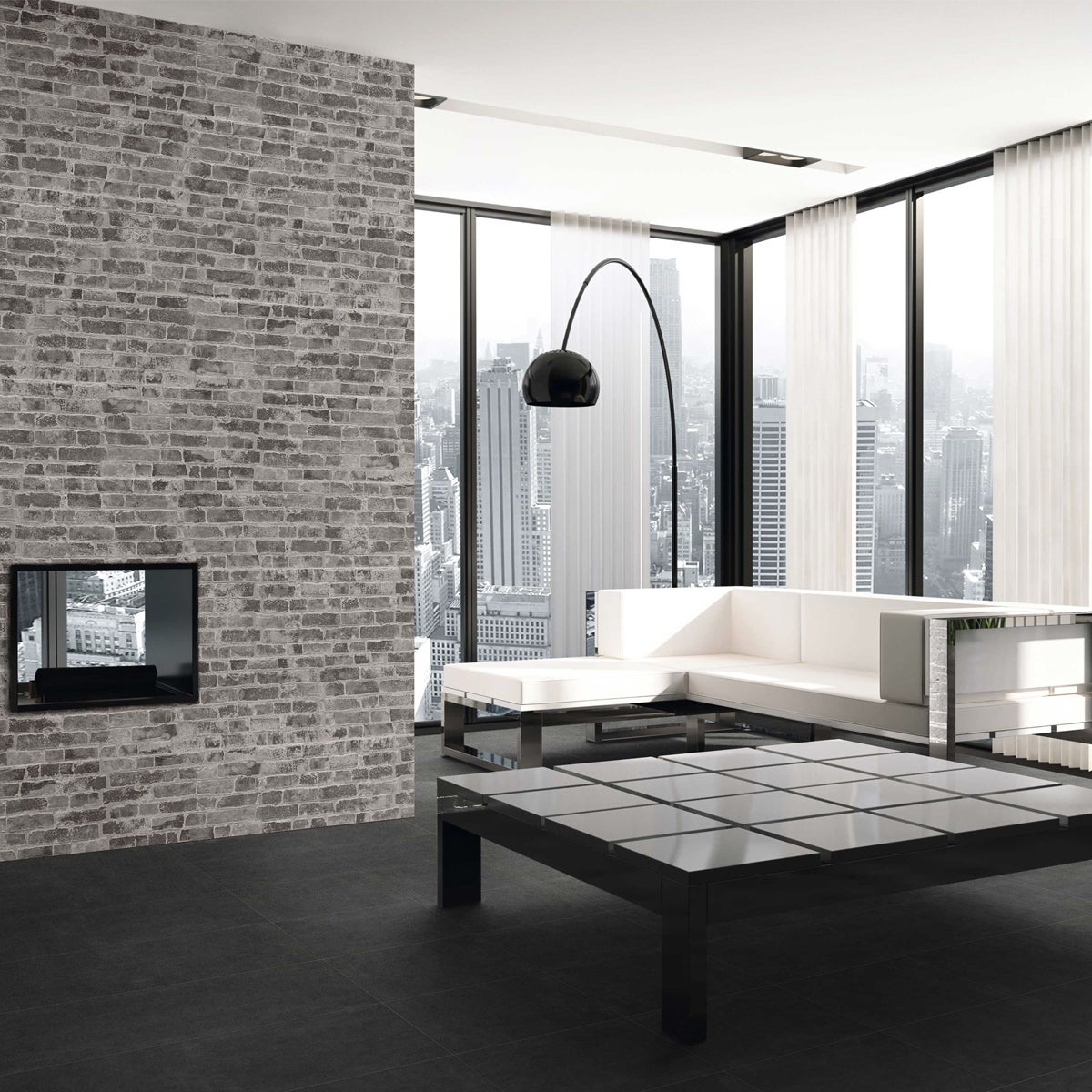Carrelage effet parement Toulouse gris 31x56 cm - Reflex Boutique ...