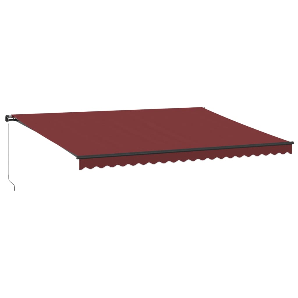 Tenda da sole retrattile manuale bordeaux 500x350 cm | Leroy Merlin