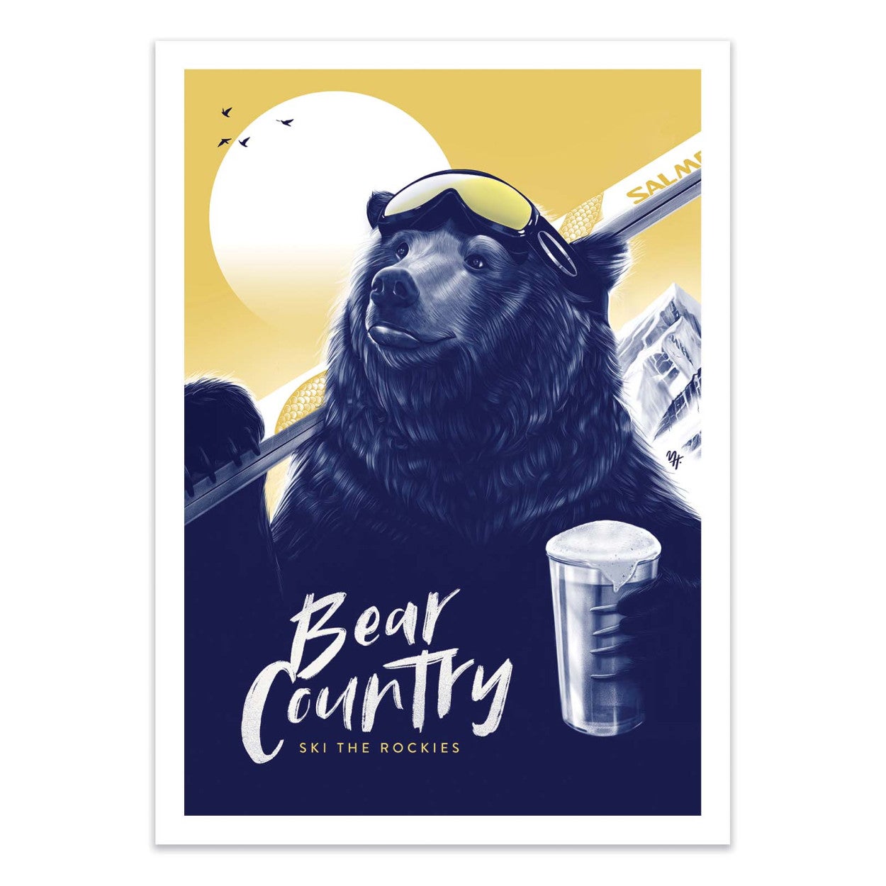 Affiche d’art 30 x 40 cm - Bear country - Mark Harrison | Leroy Merlin