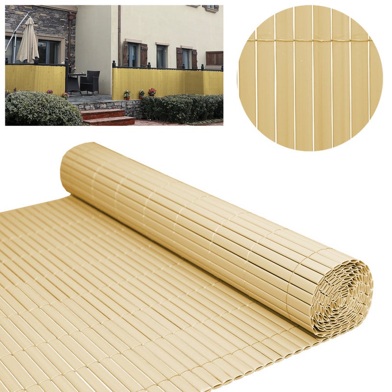 Tenda a pacchetto in PVC per giardino, balcone, terrazza, frangivento ...