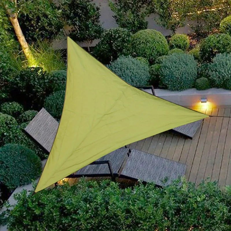 Toldo triangular para exteriores de 4x4x4M, refugio plegable para la ...
