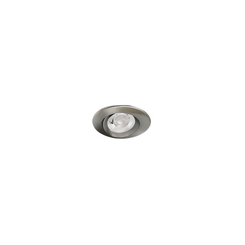 Spot LED encastré AXEL - Recouvrable - 6W - 3000/4000K - Rond - Acier ...