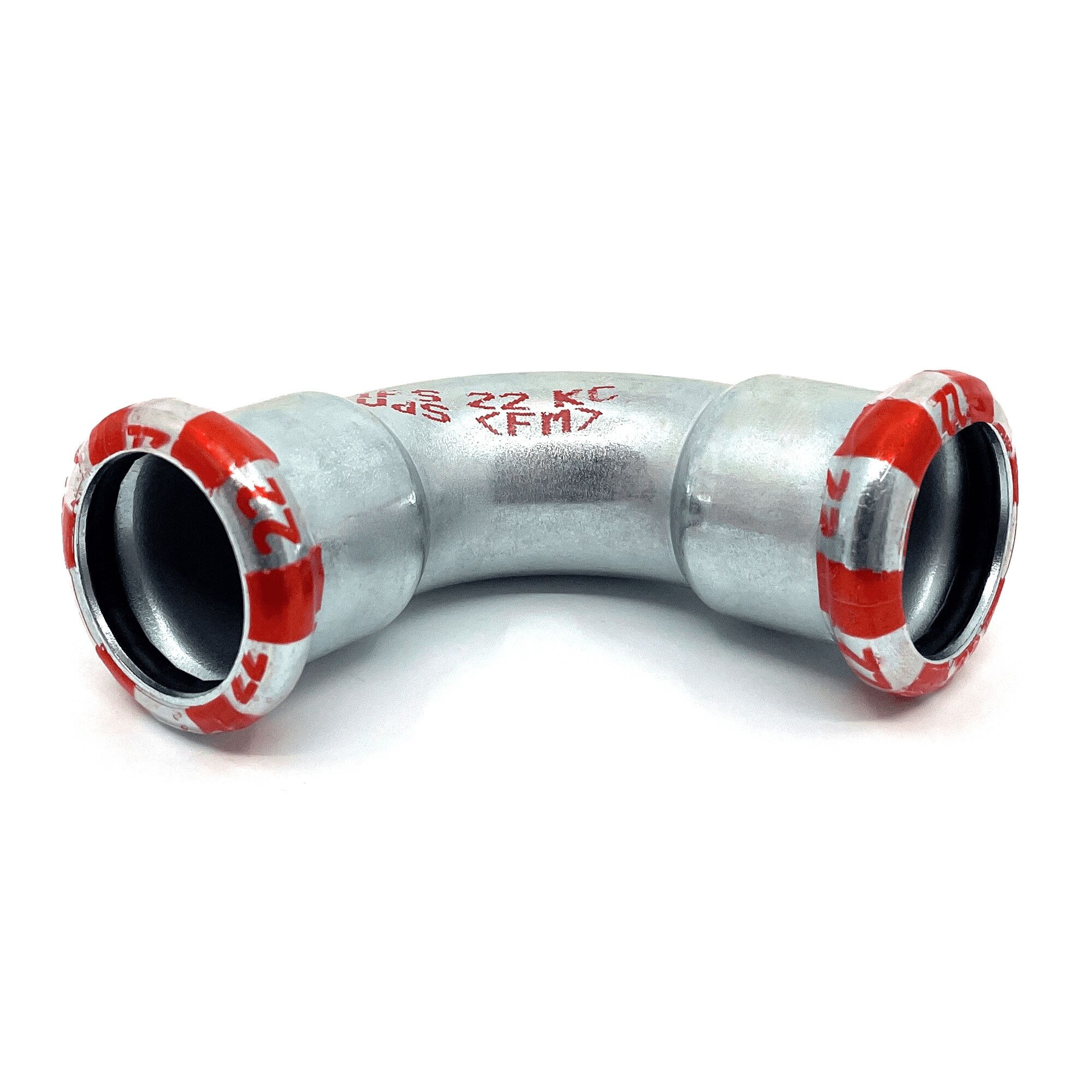 Codo 90° H/H 22 mm Press Fittings perfil M acero al carbono 1.0308 | Leroy Merlin