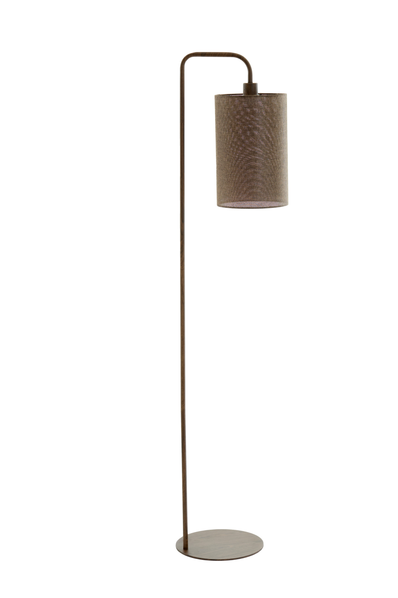 Light & Living - lampadaire - Donio - beige marron - coton métal - E27 ...